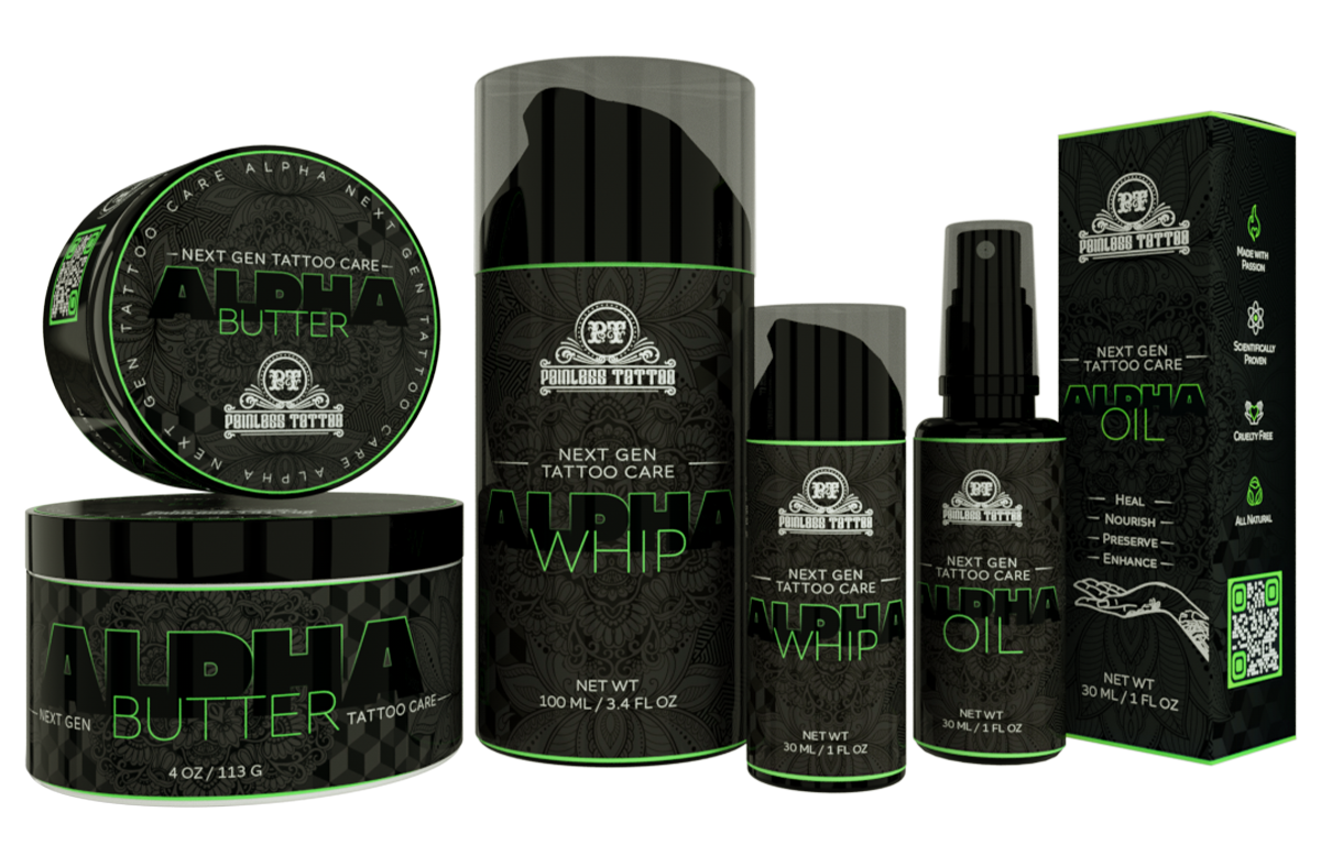 Alpha Tattoo Oil Aftercare – PainlessTattoo