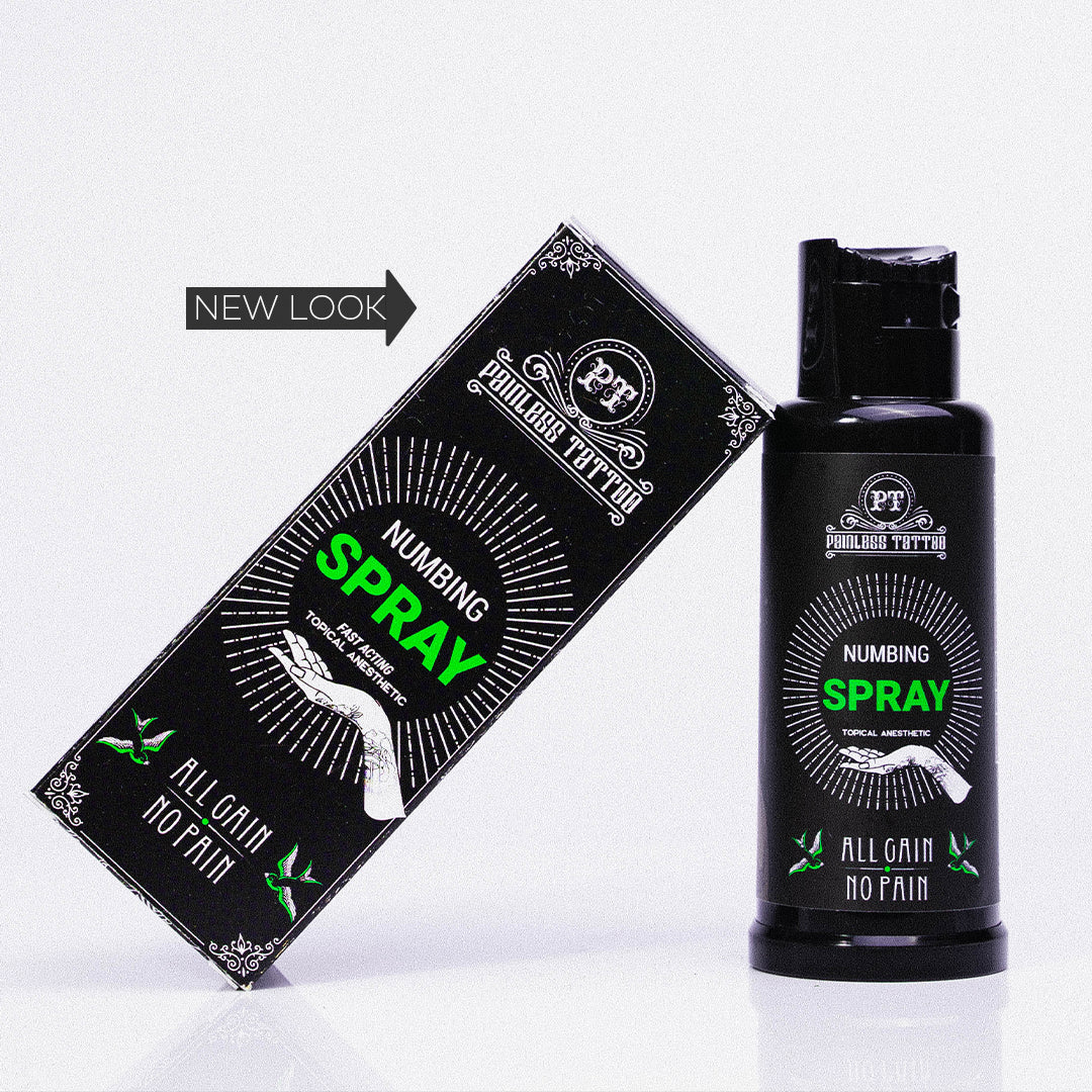 Painless Tattoo Numbing Spray – PainlessTattoo